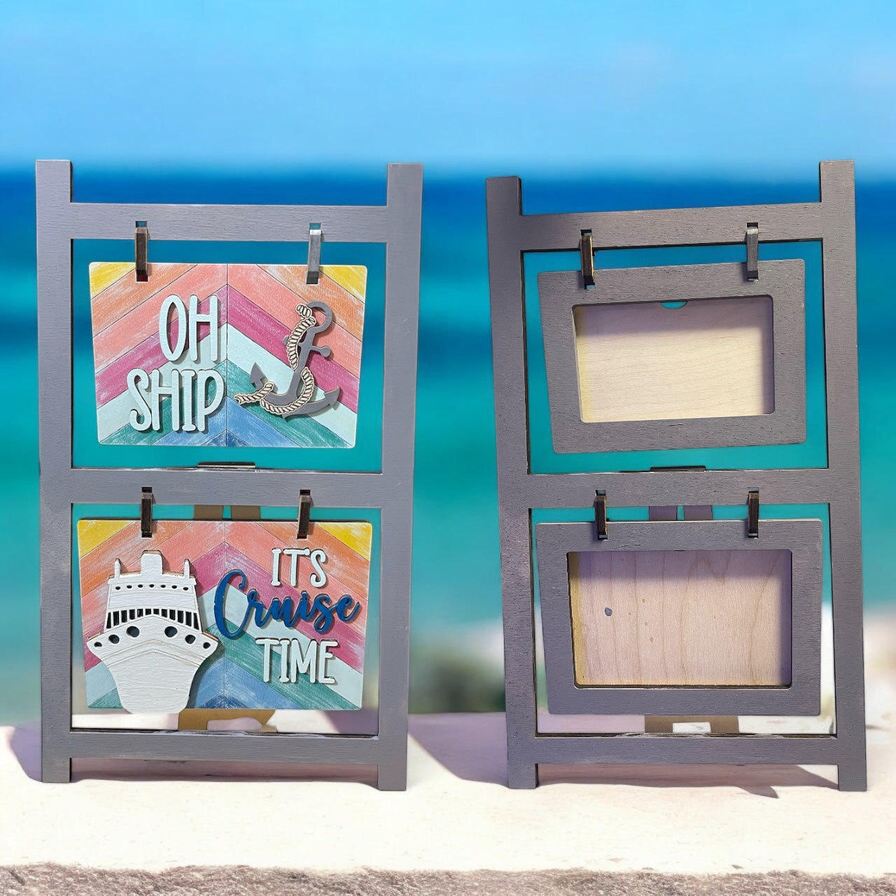 Interchangeable Dual Frame Ladders - Ready to Paint – Crafty AF LLC