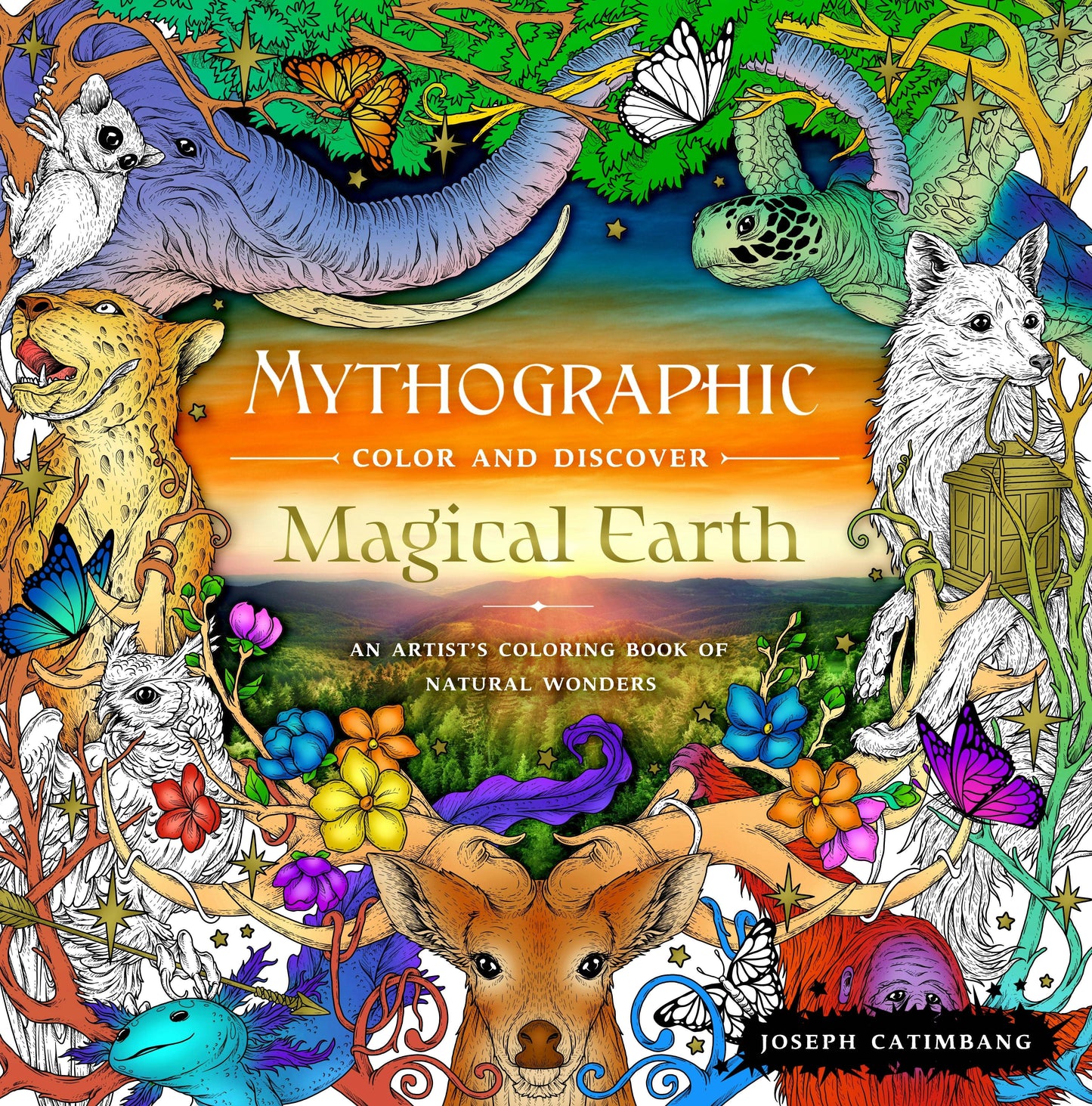 Mythographic: Magical Earth Artist's Coloring Book – Crafty AF LLC